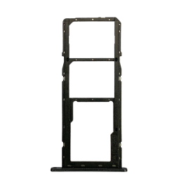 Dual Sim Card Tray Compatible For Samsung Galaxy A11 (A115 / 2020) (Black)